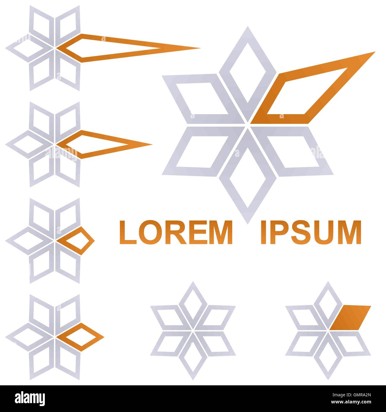 Orange grey tech corporate Stock Vector Images - Alamy