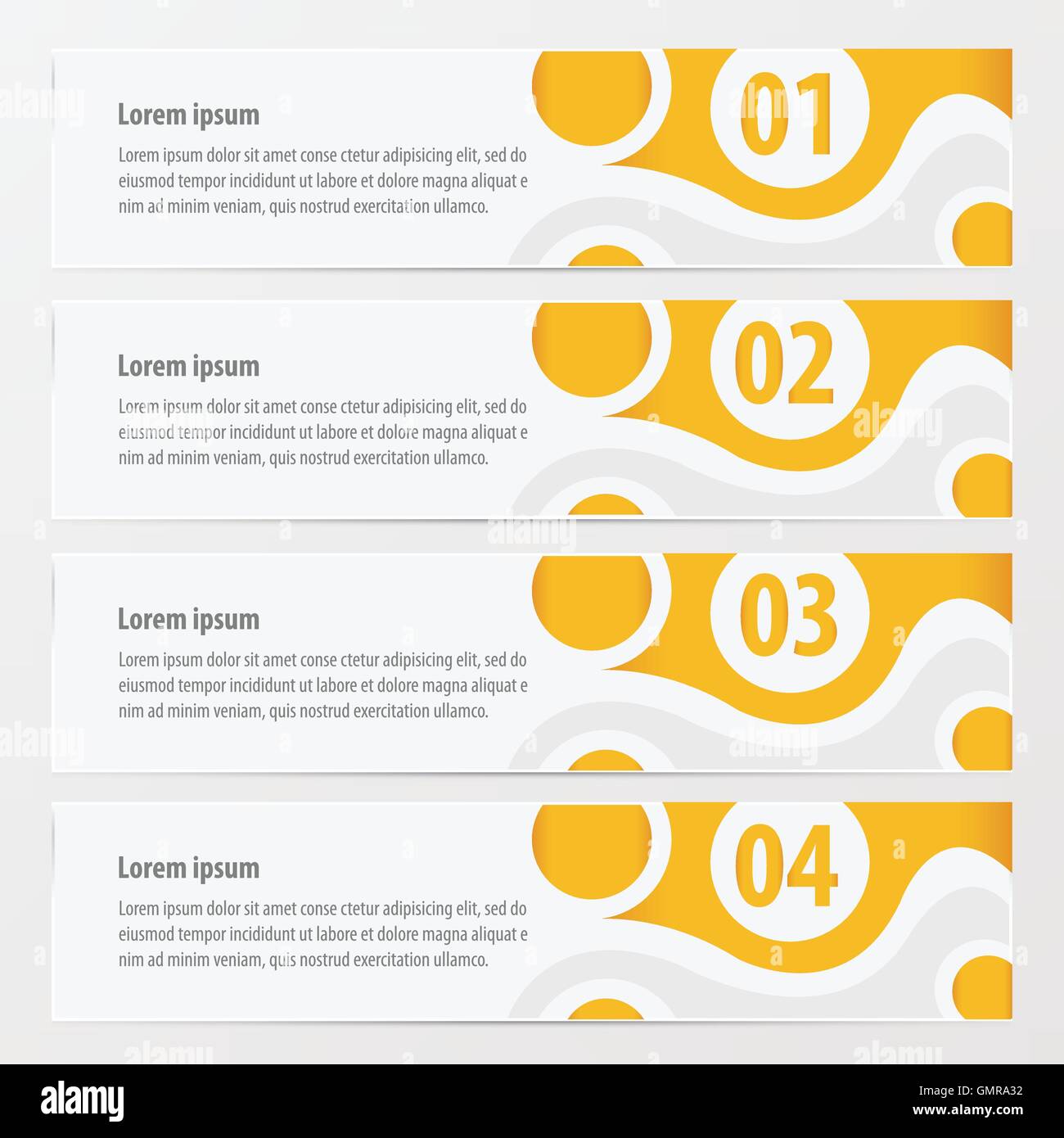 vector banner cicle design yellow color Stock Vector Image & Art - Alamy