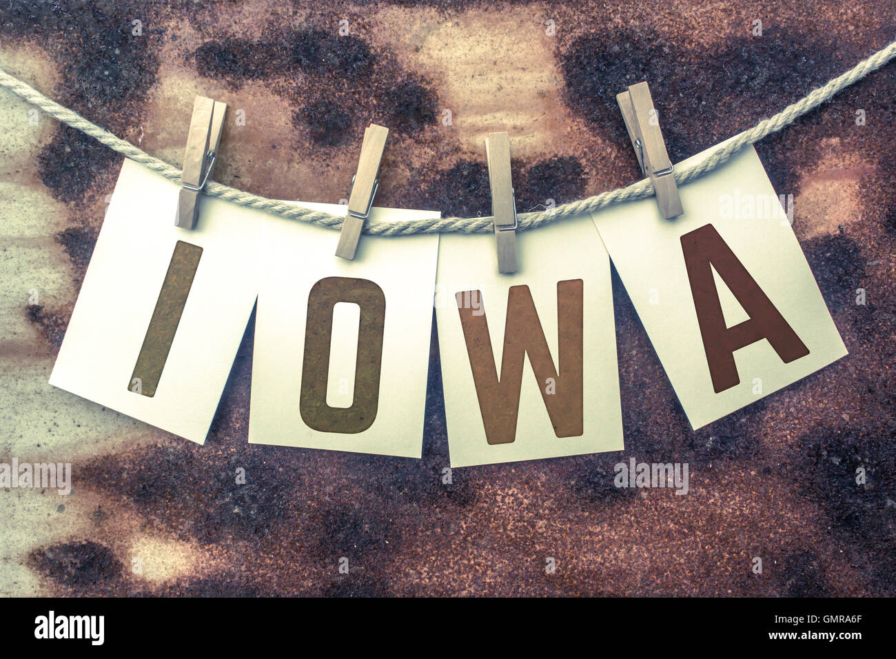 Old Map Of Iowa High Resolution Stock Photography and Images - Alamy