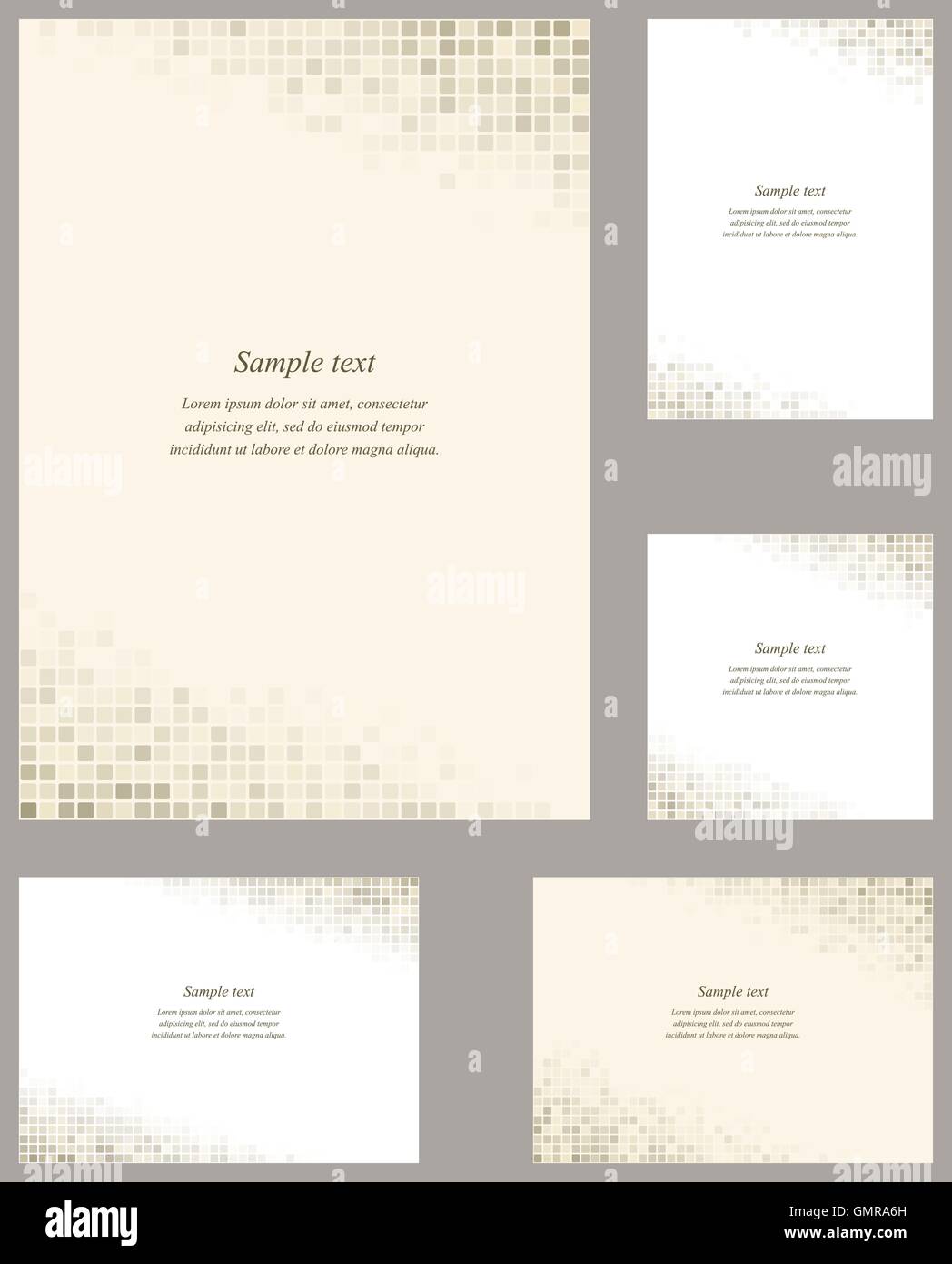 Page corner design template set Stock Vector Image & Art - Alamy