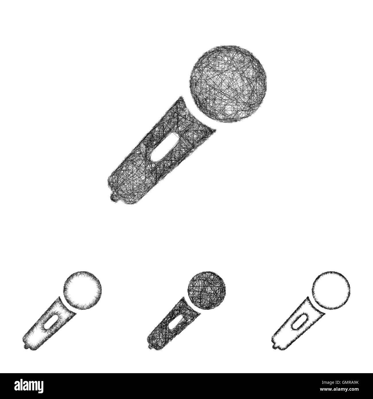 Stylish mic Stock Vector Images - Alamy
