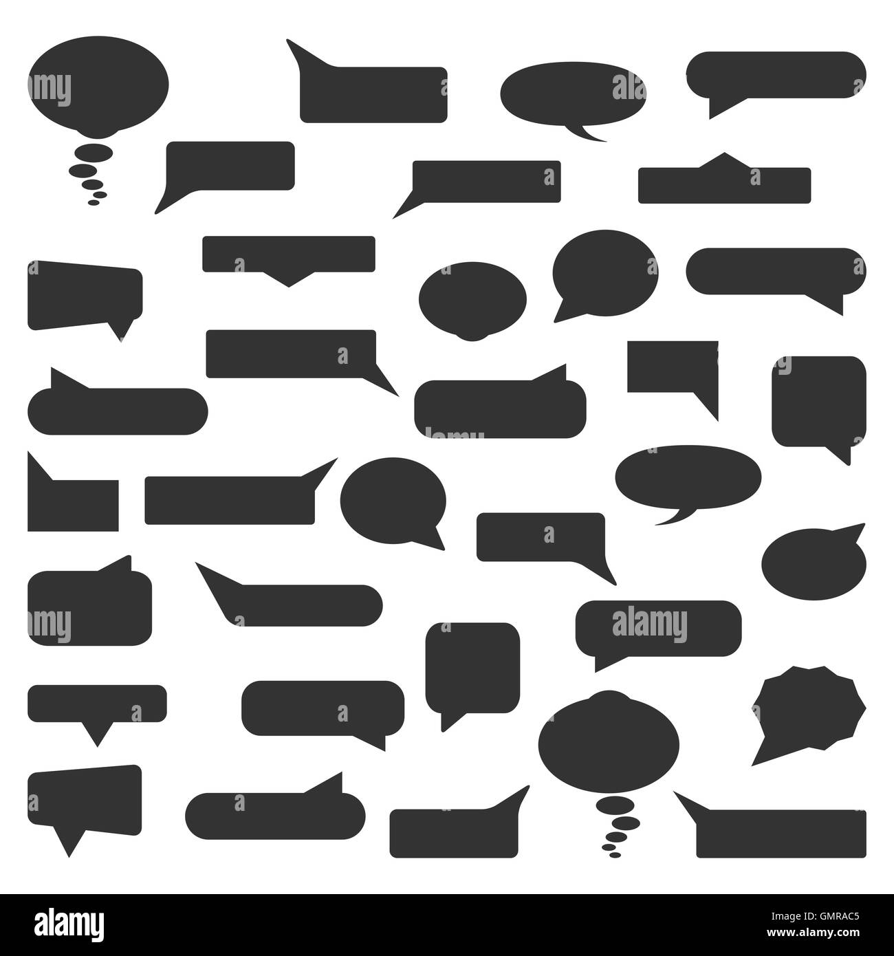 Speech bubbles paper Cut Out Stock Images & Pictures - Alamy