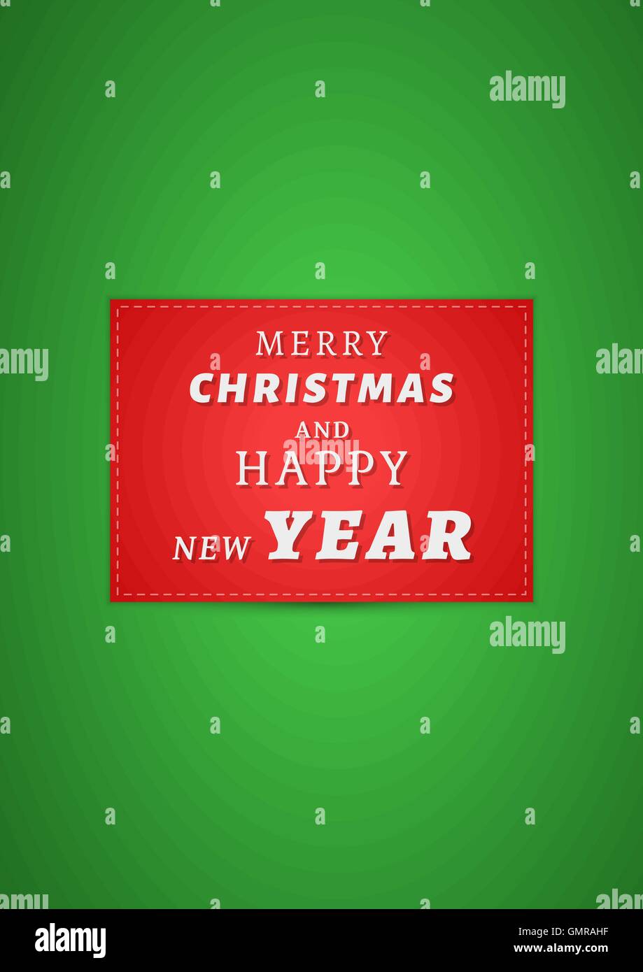 red christmas card Stock Vector Image & Art - Alamy