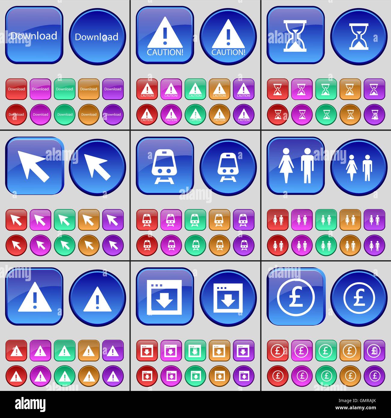 Download, Caution, Hourglass, Cursor, Train, Silhouette, Warning ...