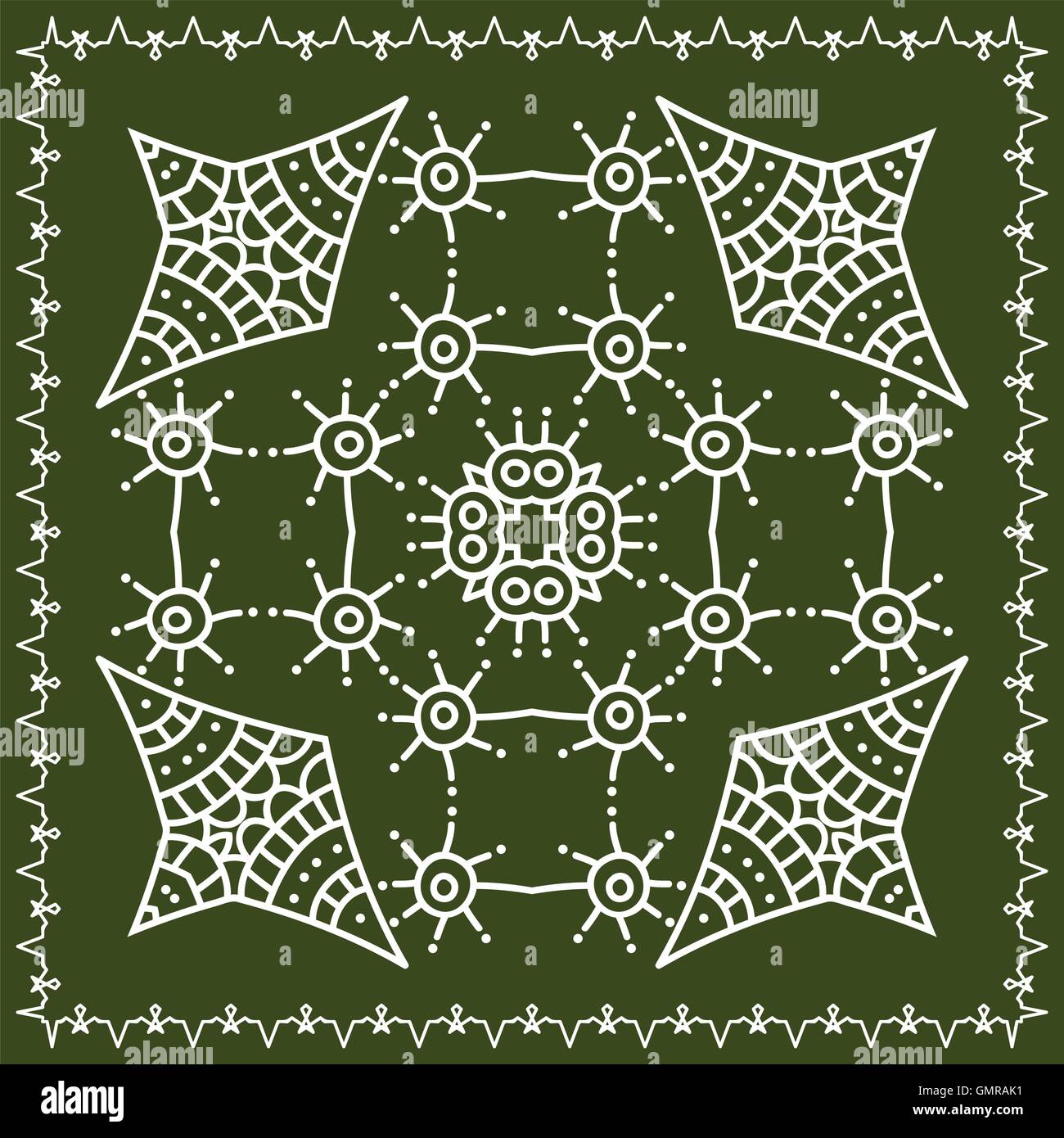 Indian painting wall Stock Vector Images - Alamy