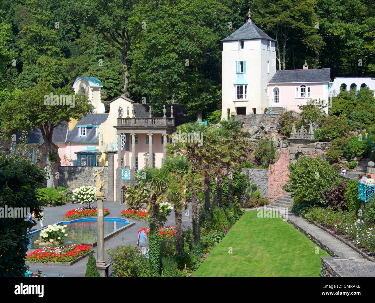 Portmeirion Italianate Village, North Wales - location where the cult ...
