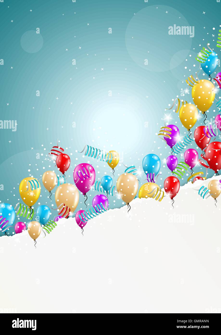 Blank card air balloons hi-res stock photography and images - Alamy