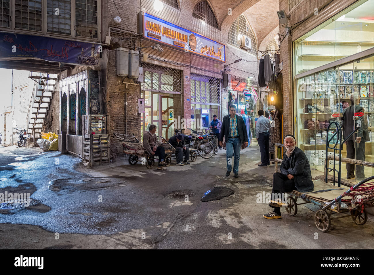 The Grand Bazaar Bazar Bozorg is a historical market located in Isfahan ...
