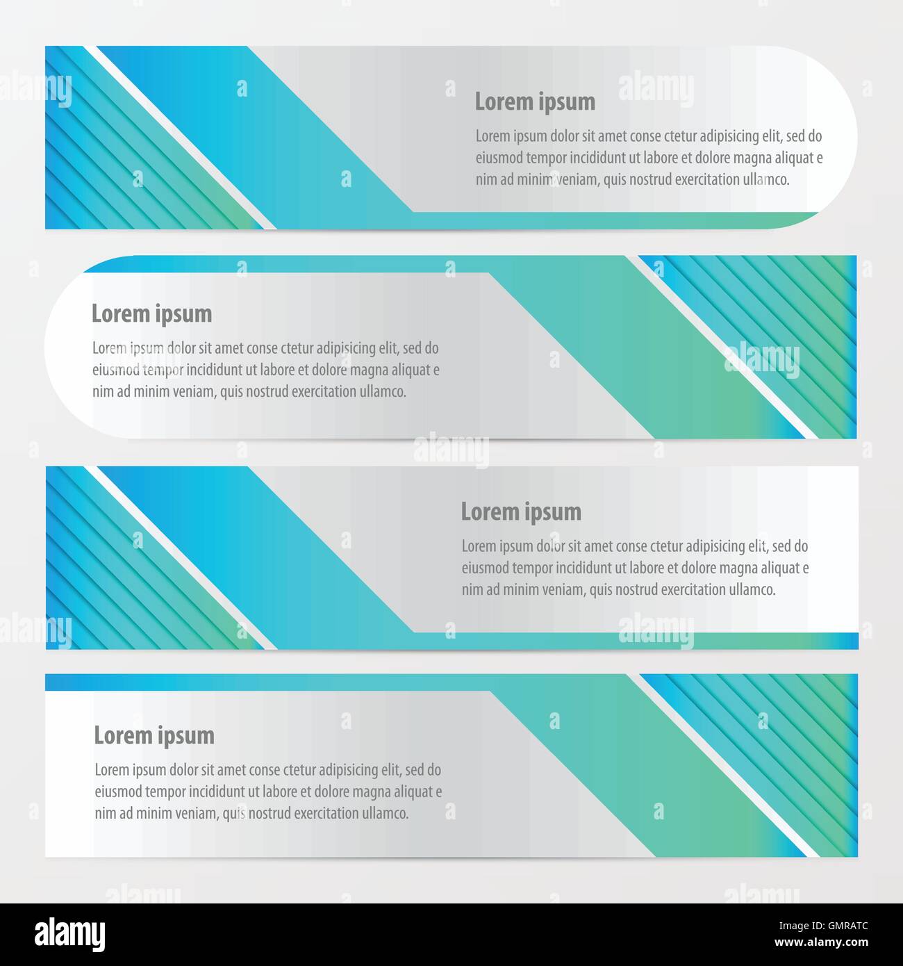 template banner set blue color Stock Vector Image & Art - Alamy