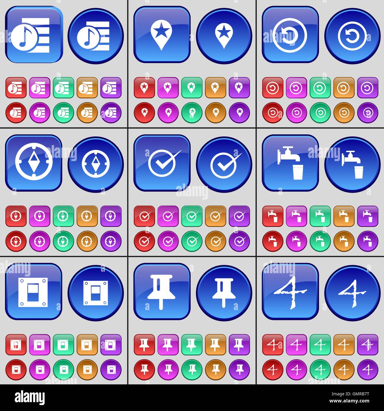 Tap badge Stock Vector Images - Alamy