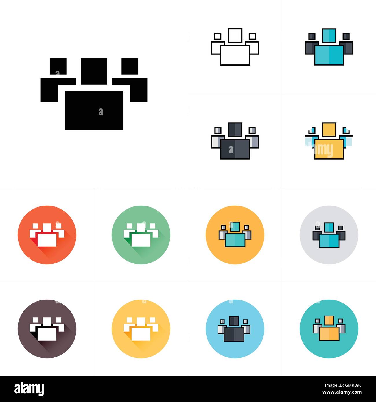 Corporate users Stock Vector Images - Alamy