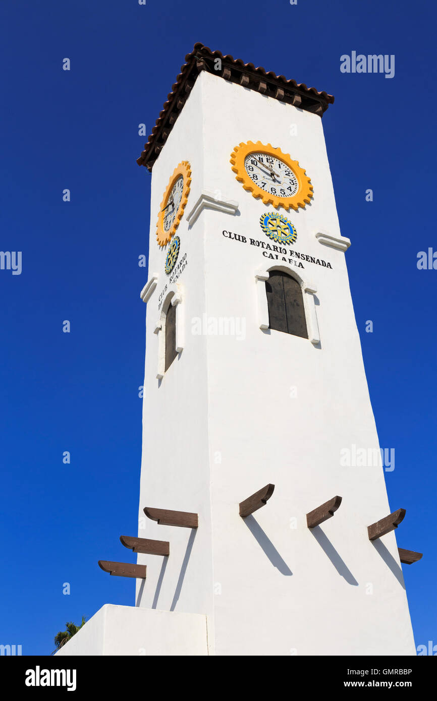 Clock Tower, Riviera Cultural Center of Ensenada, Baja California ...