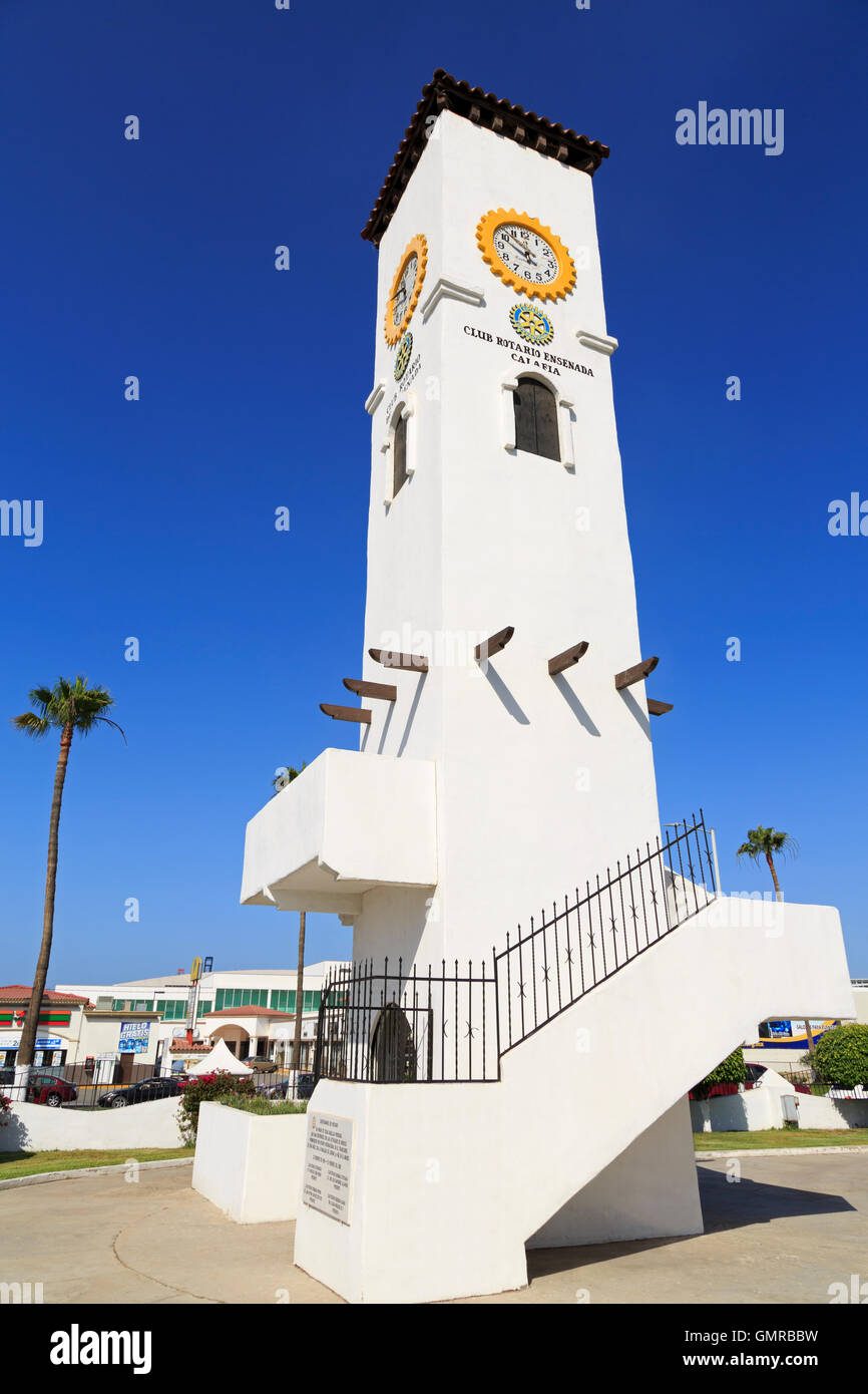 Clock Tower, Riviera Cultural Center of Ensenada, Baja California ...