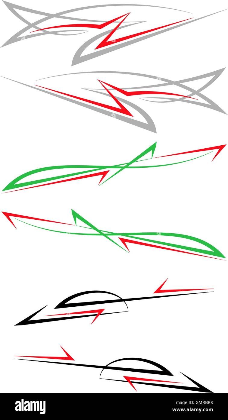 Vehicle Graphics, Stripe : Vinyl Ready Stock Vector Image & Art - Alamy