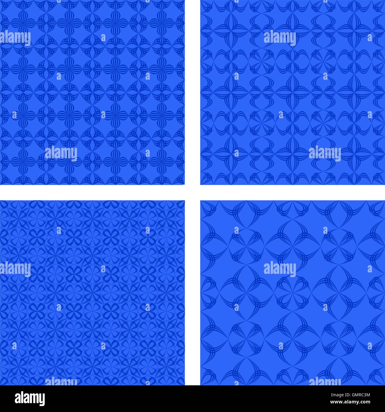 Blue trellis pattern Stock Vector Images - Alamy