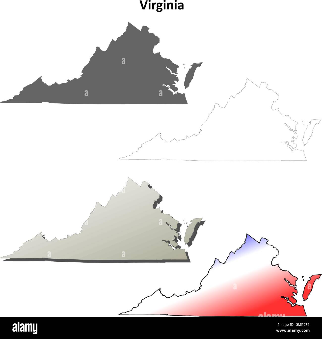 Richmond virginia map Stock Vector Images - Alamy