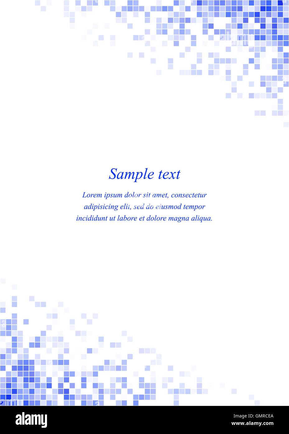 Blue page corner square design template Stock Vector Image & Art - Alamy