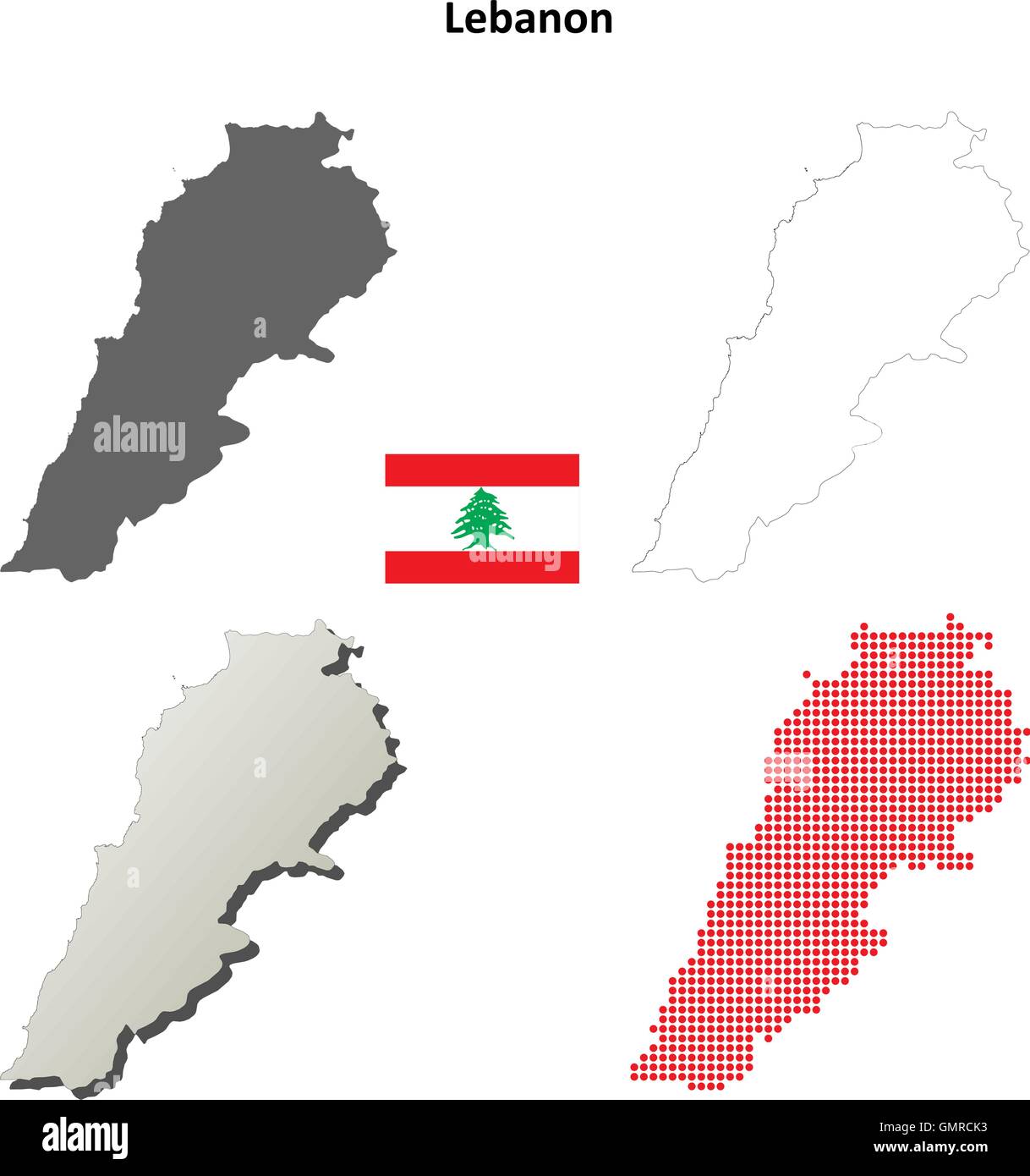 Lebanon maps hi-res stock photography and images - Alamy