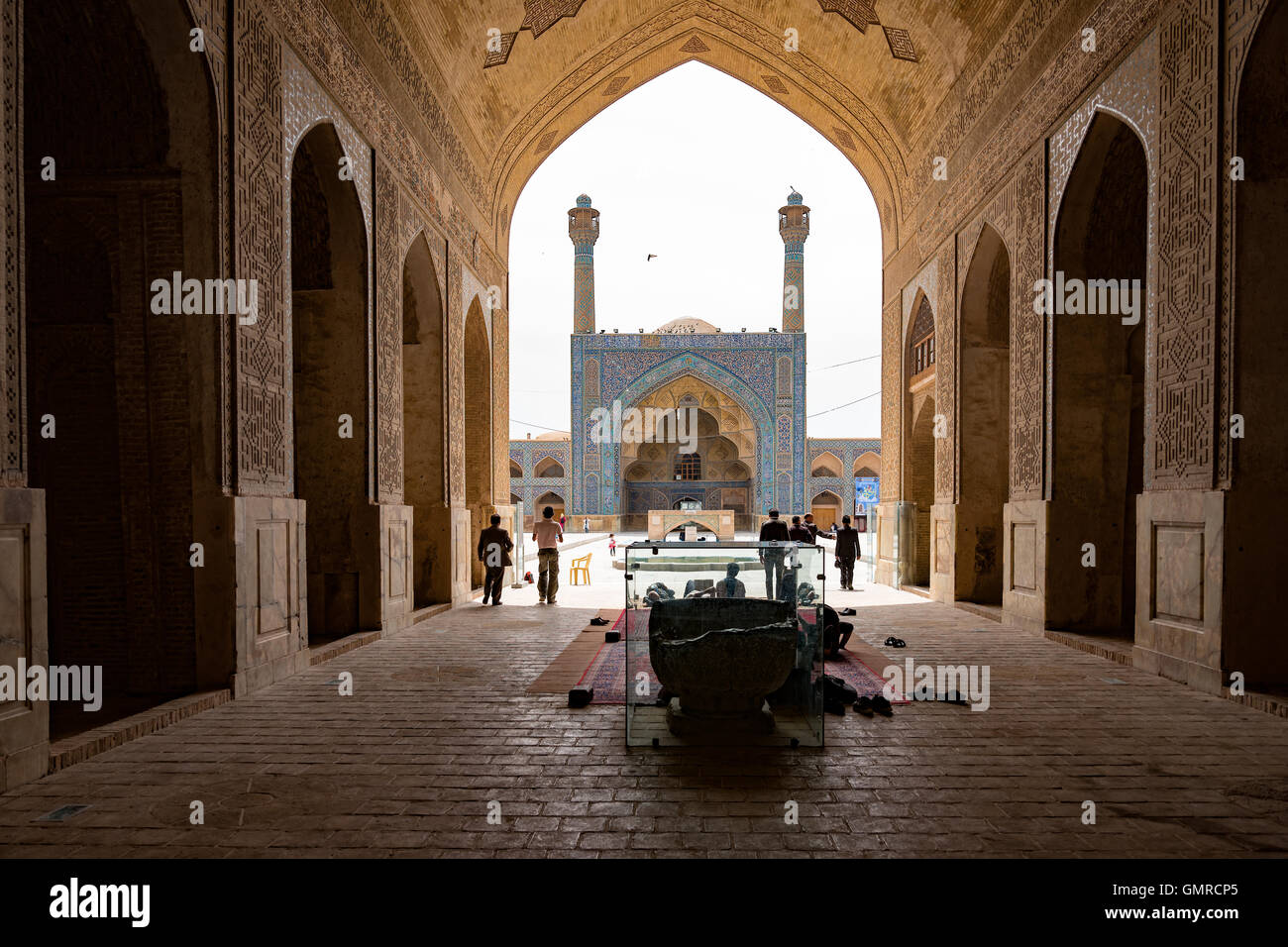 The Jāmeh Mosque of Isfahān is the grand, congregational mosque (Jāmeh ...