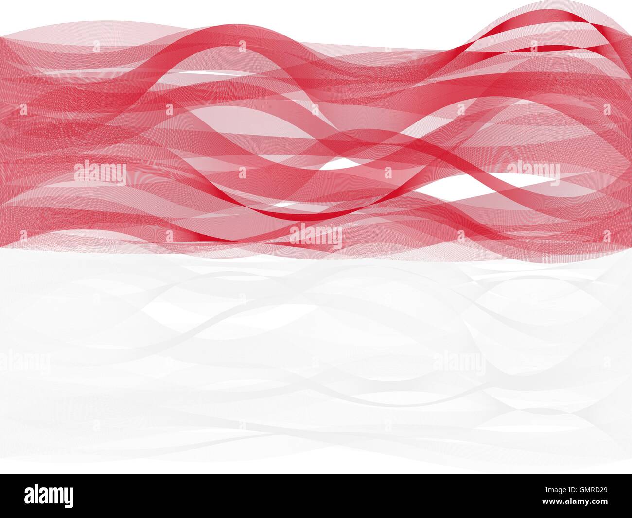 Wave line flag of Indonesia Stock Vector Image & Art - Alamy