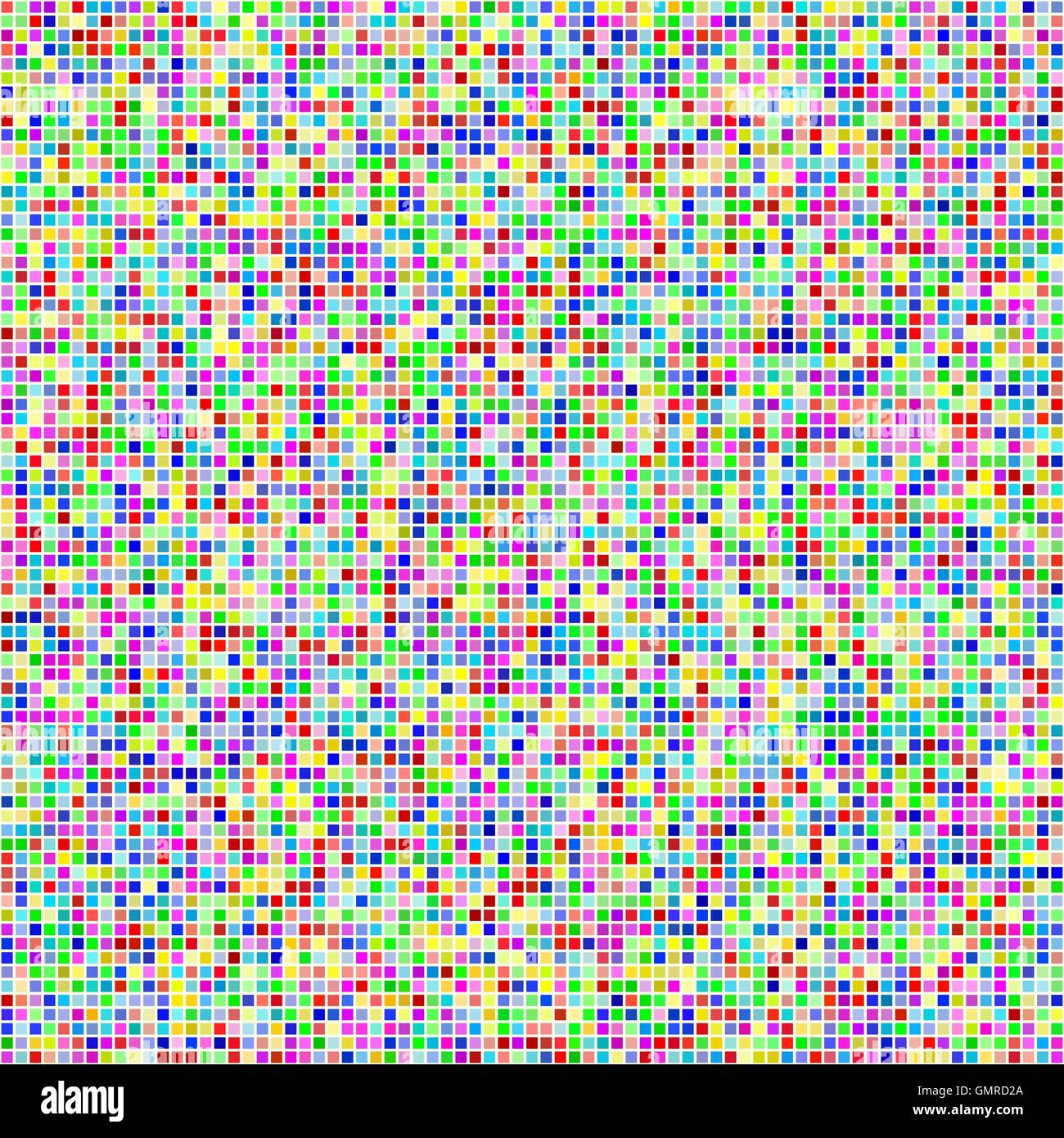 Multicolor square pixel mosaic background Stock Vector Image & Art - Alamy