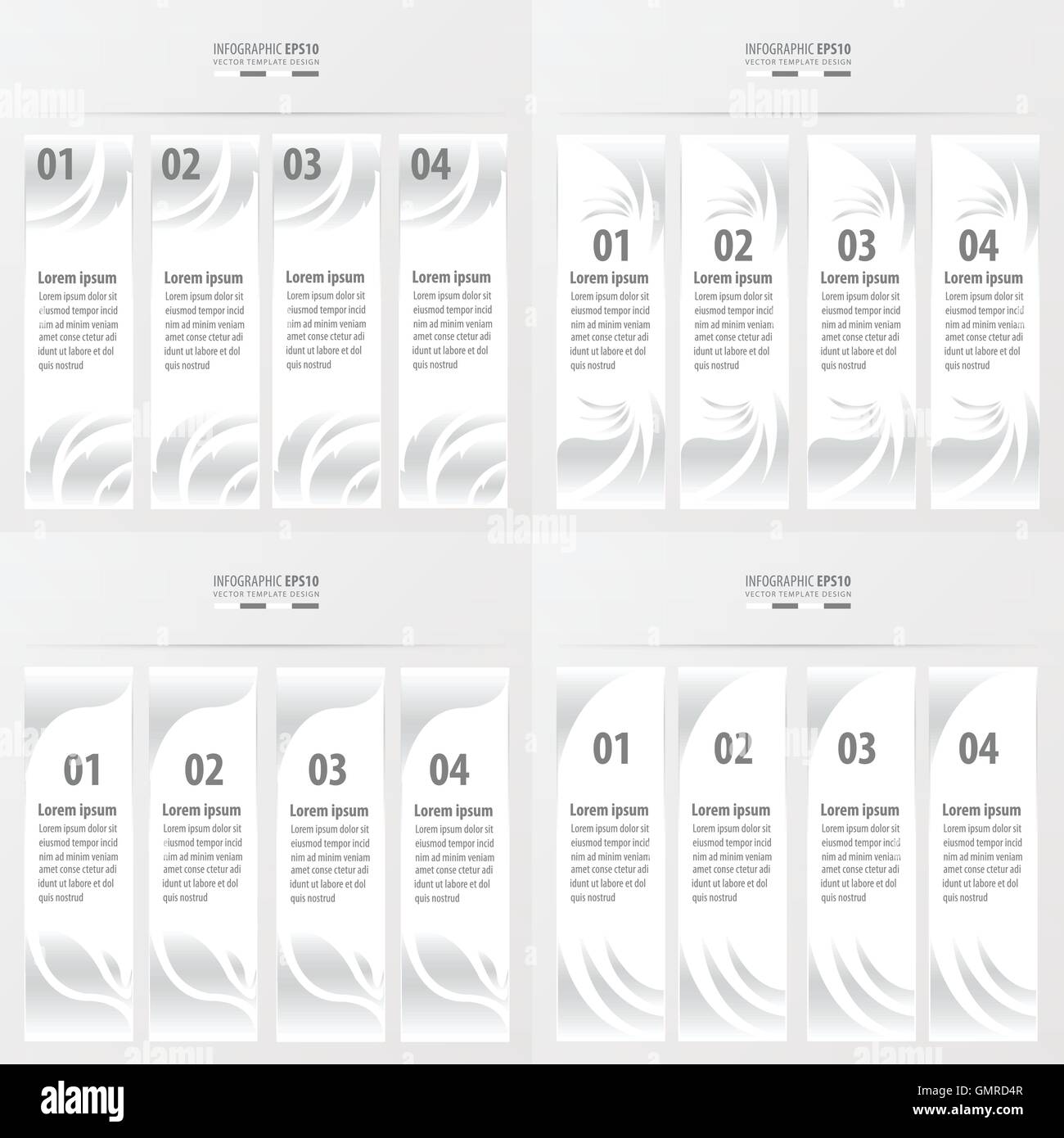 banner and template white color design Stock Vector Image & Art - Alamy