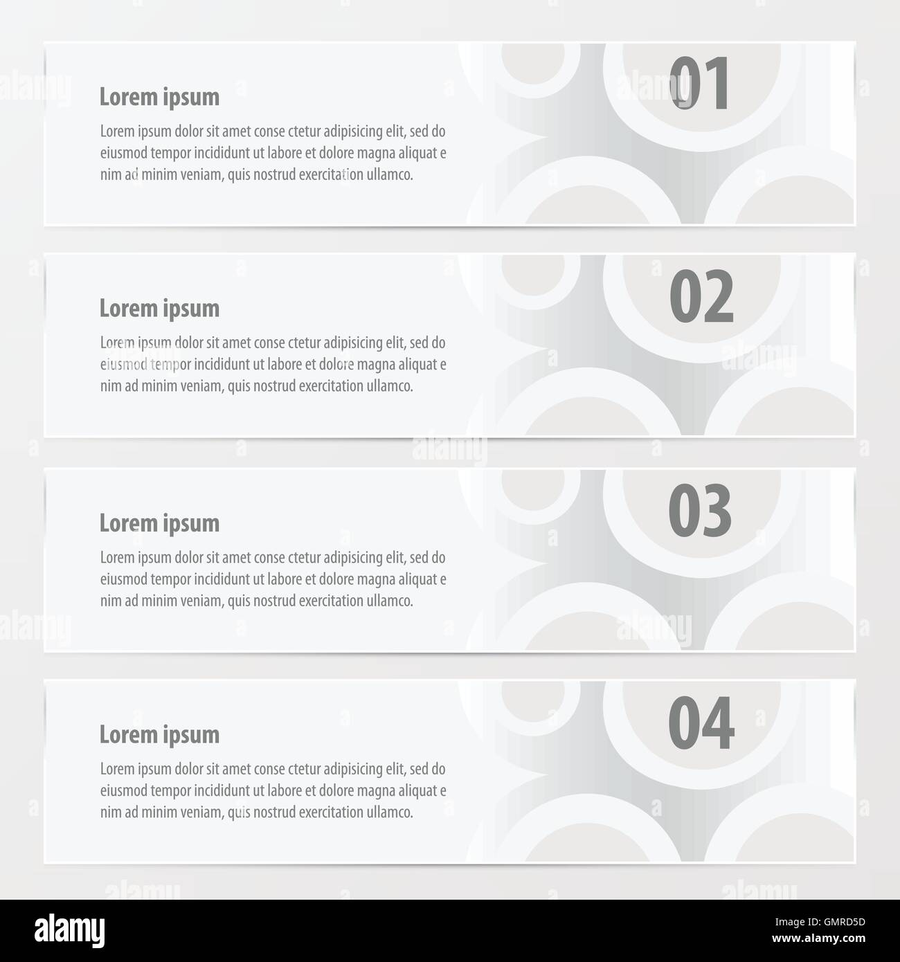 cicle design on banner white color Stock Vector Image & Art - Alamy