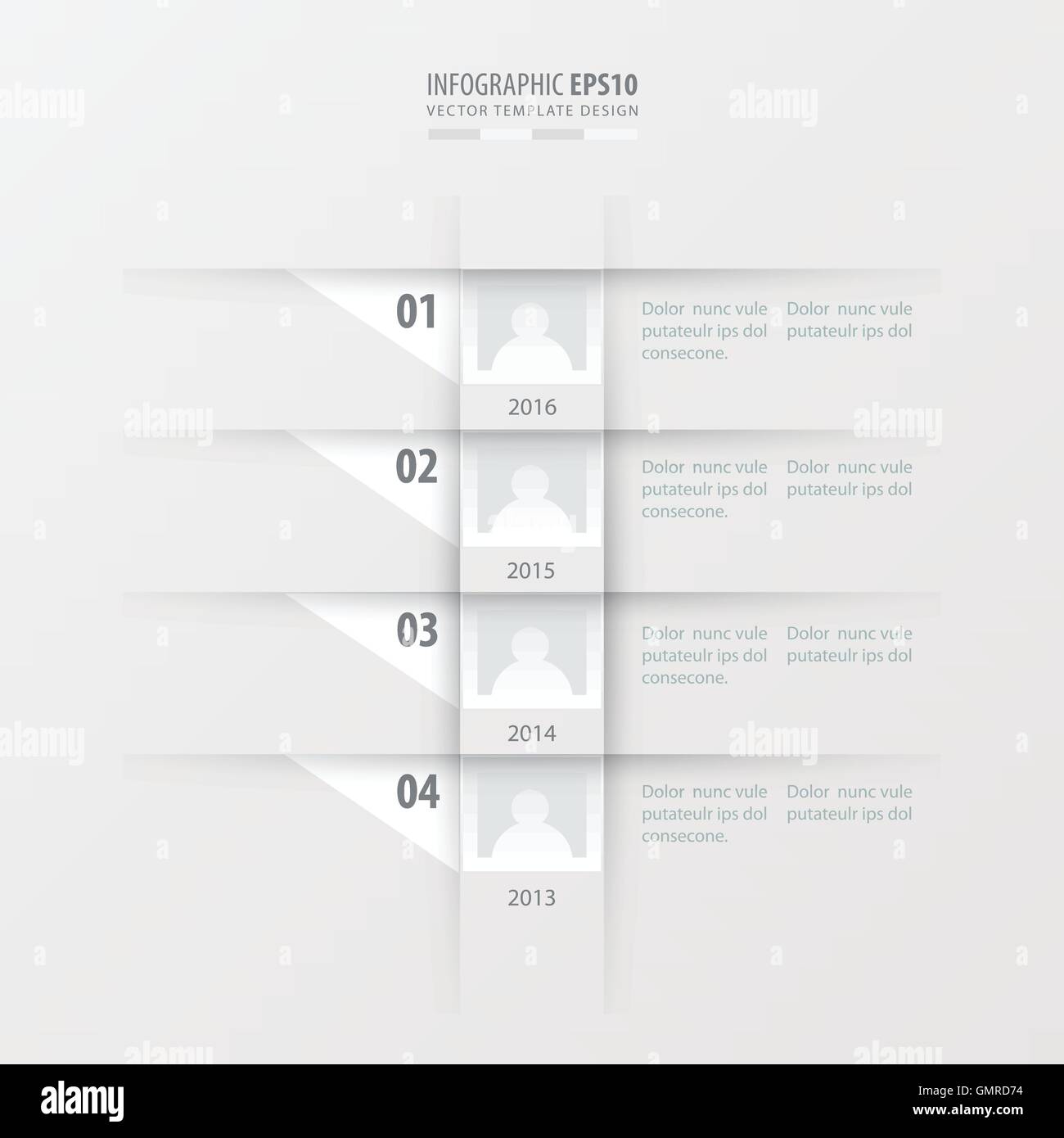 vector timeline design template white color Stock Vector Image & Art ...