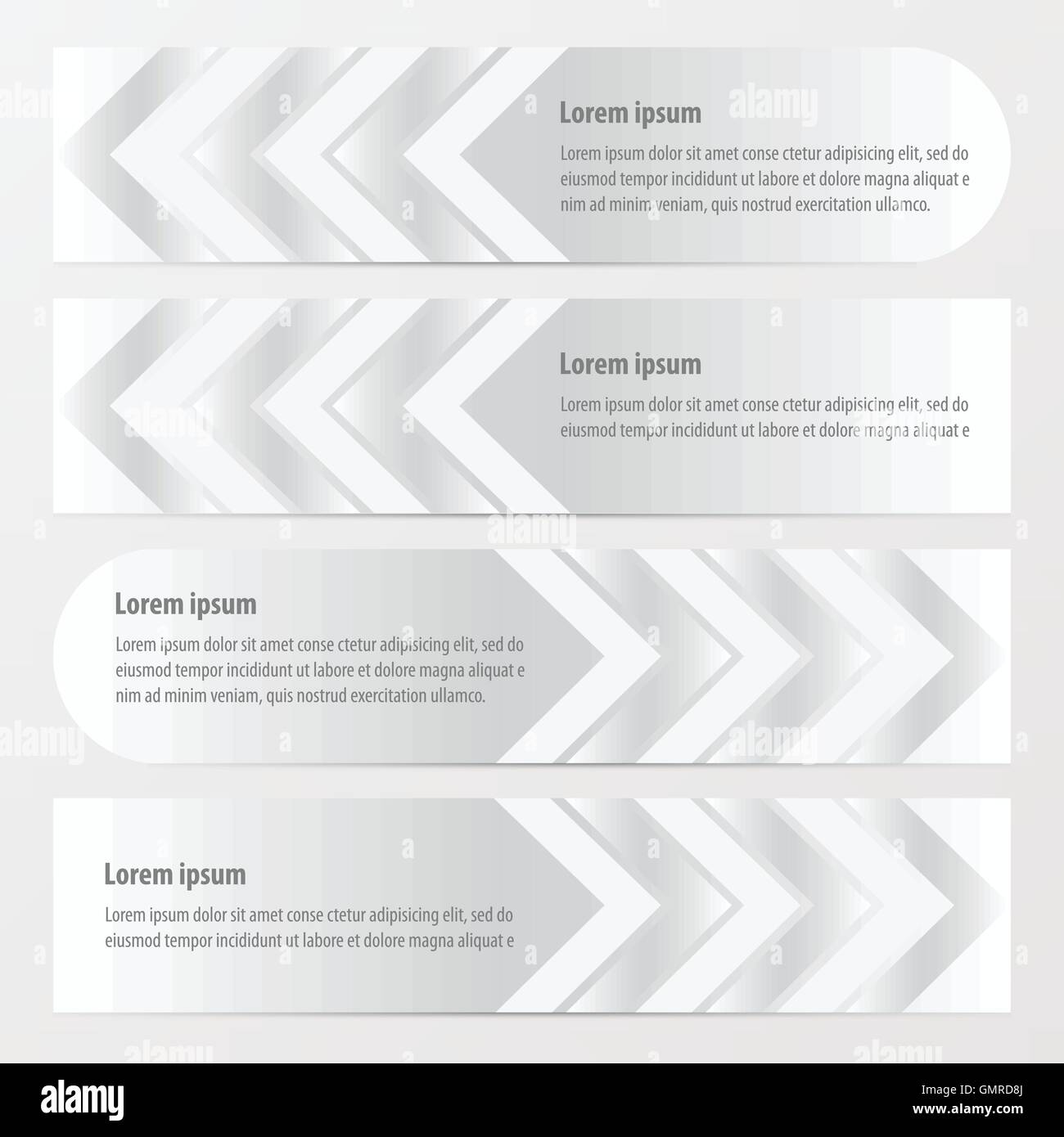 Arrow Banner Design white color Stock Vector Image & Art - Alamy