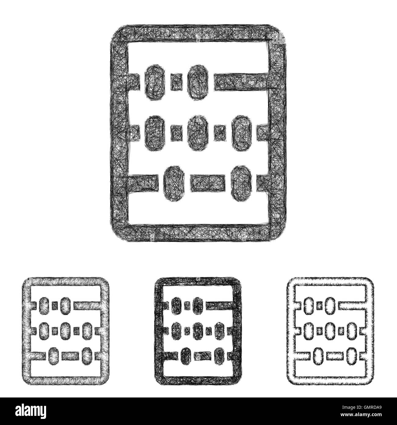 Sketch abacus hi-res stock photography and images - Alamy
