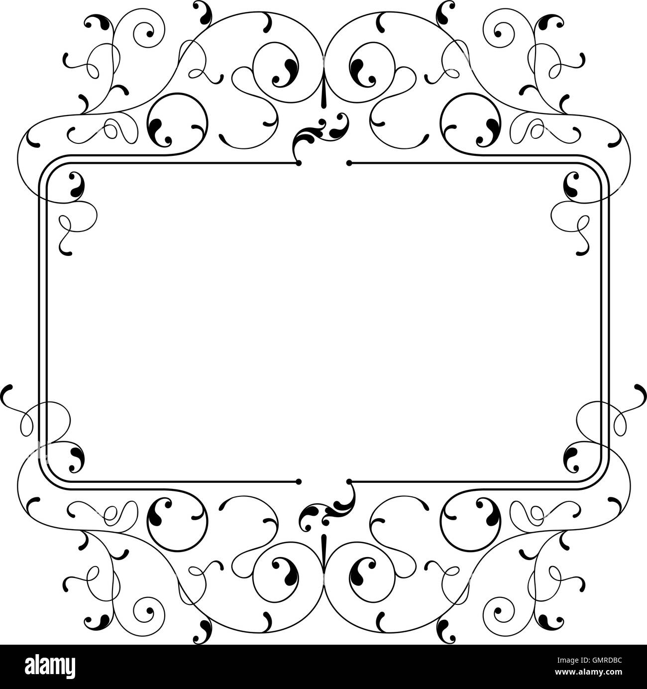 Frame Border Design Stock Vector Image & Art - Alamy