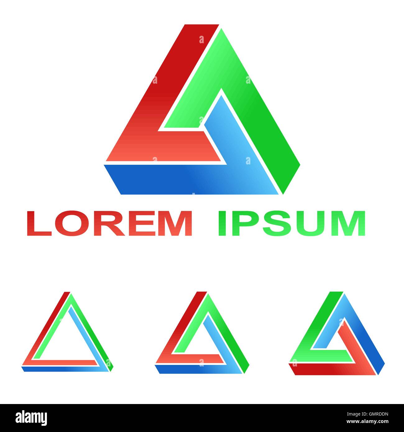 Penrose triangle hi-res stock photography and images - Alamy