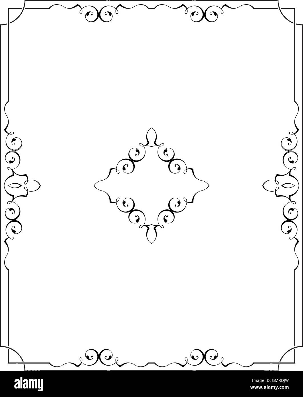 Frame Border Design Stock Vector Image & Art - Alamy