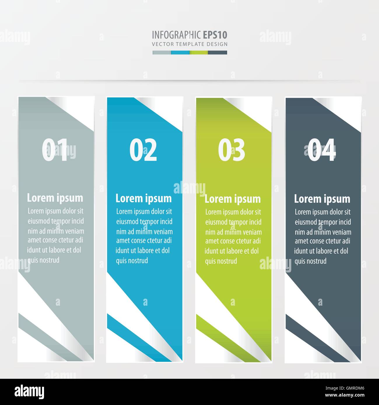 presentation template Green, blue, gray color Stock Vector Image & Art ...