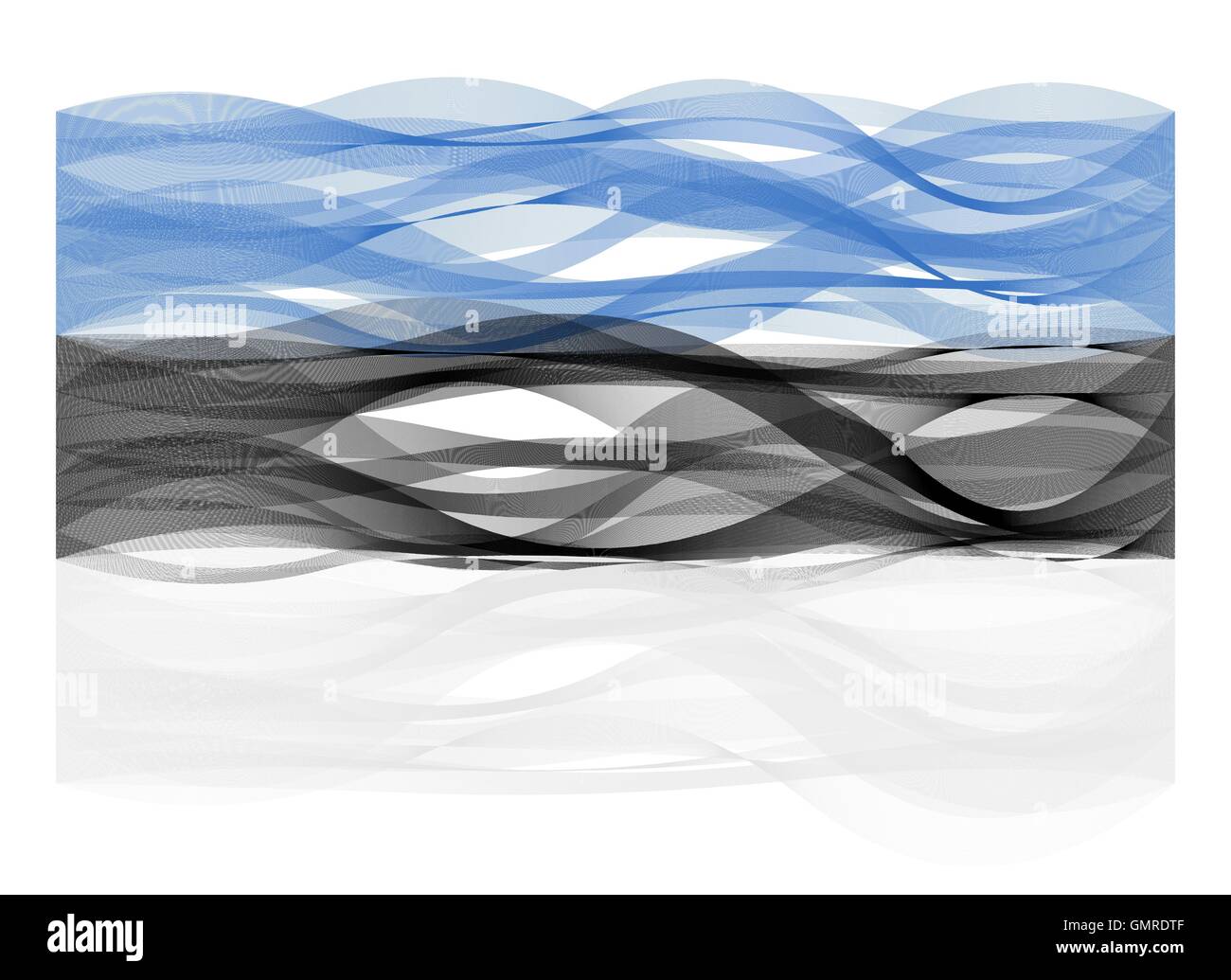 Wave line flag of Estonia Stock Vector Image & Art - Alamy