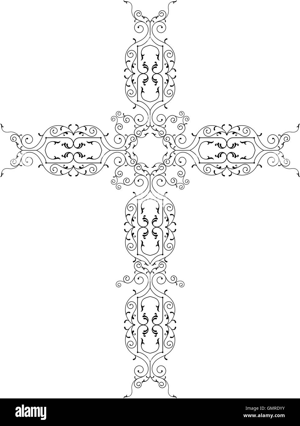 Cross Christian Design Stock Vector Image & Art - Alamy