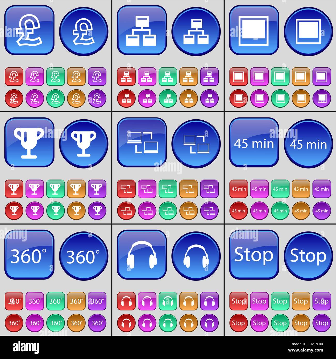 360 minutes Stock Vector Images - Alamy