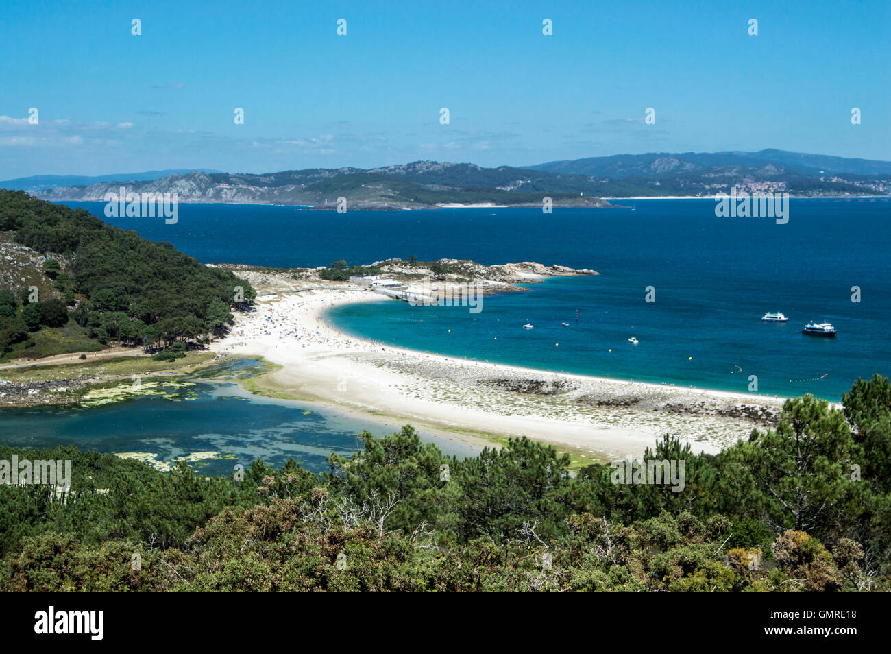 Cies island Beach Stock Photo - Alamy