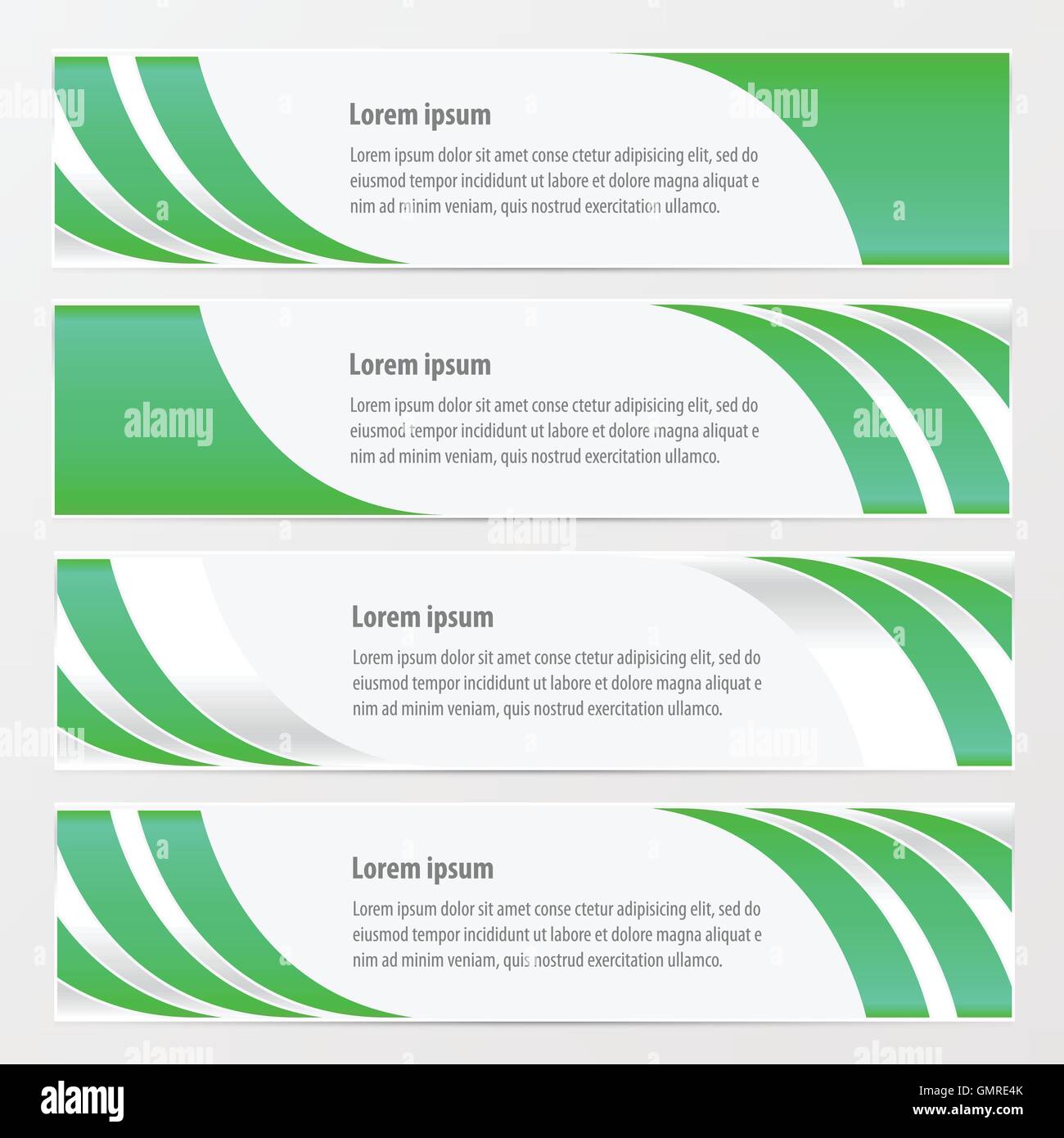 banner green color Stock Vector Image & Art - Alamy