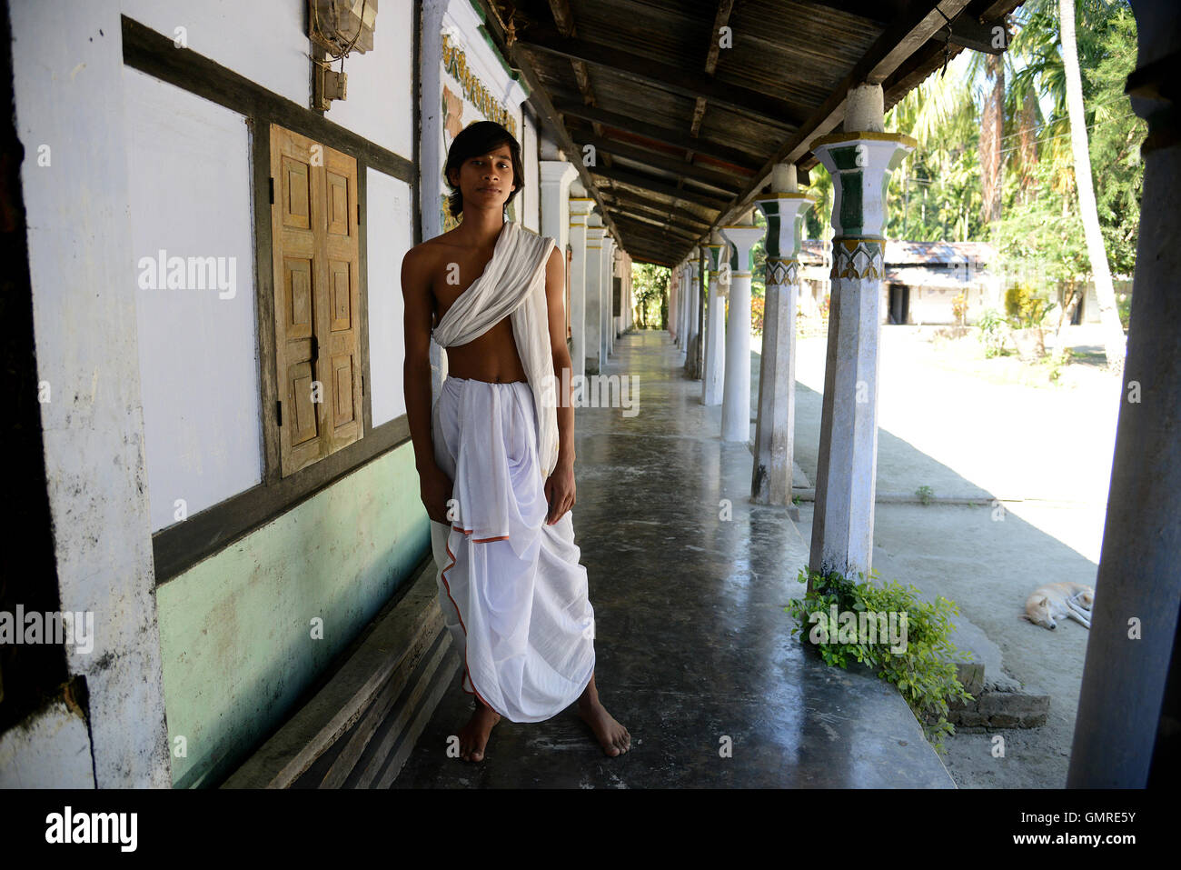Monks and monasteries of Majuli Island, Assam, India Stock Photo - Alamy