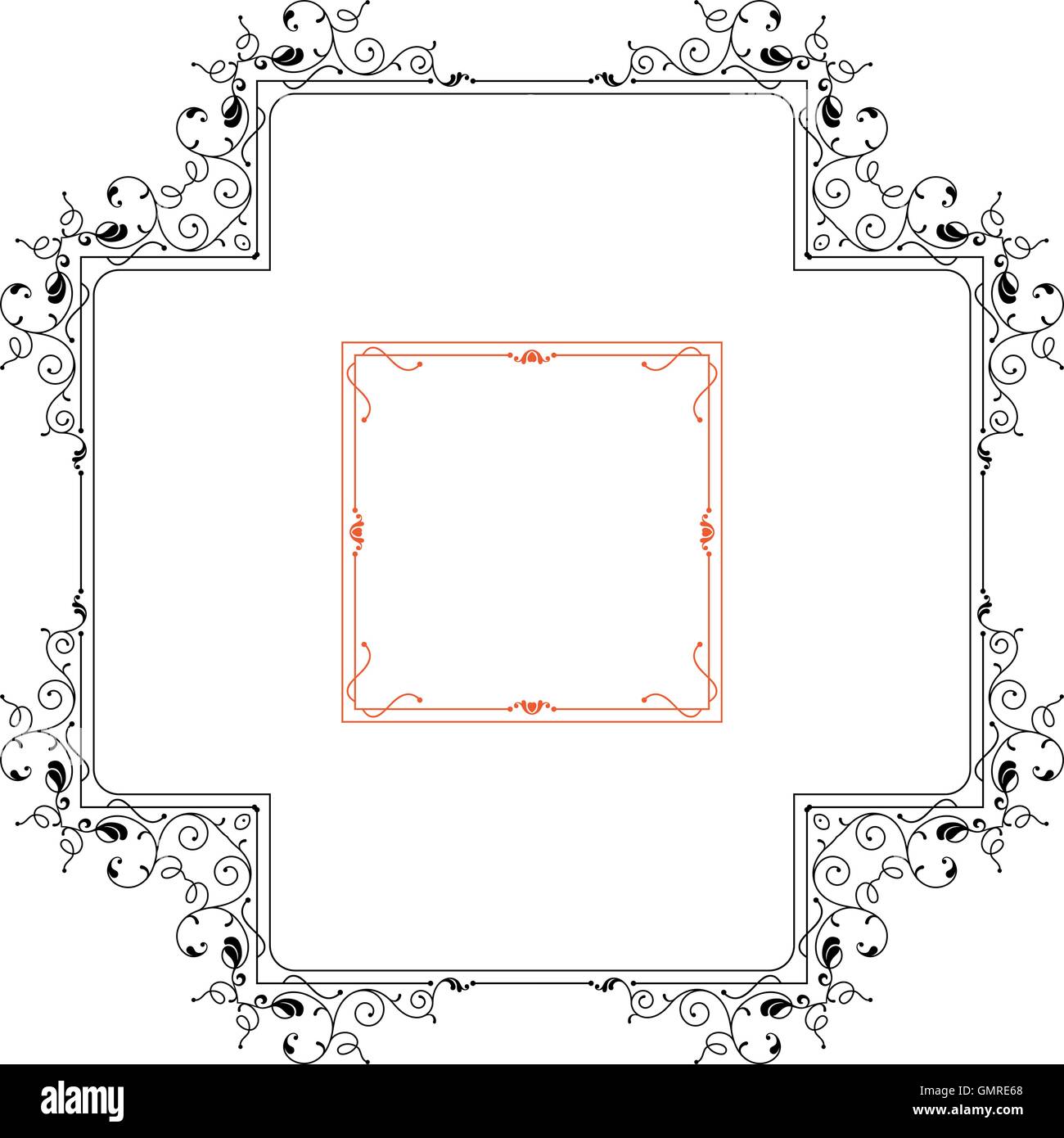 Frame Border Design Stock Vector Image & Art - Alamy