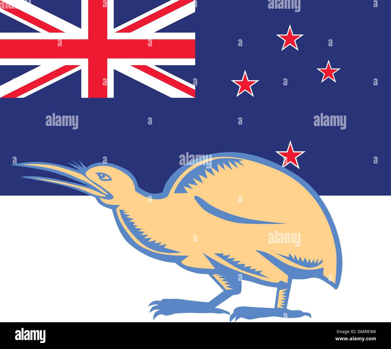 Kiwi bird Stock Vector Images - Alamy