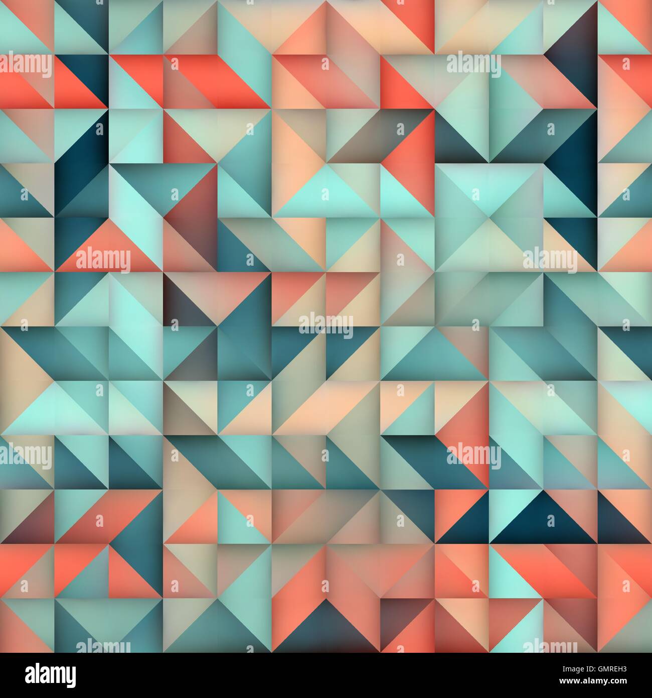 Vector Seamless Blue Pink Gradient Triangle Irregular Grid Square ...