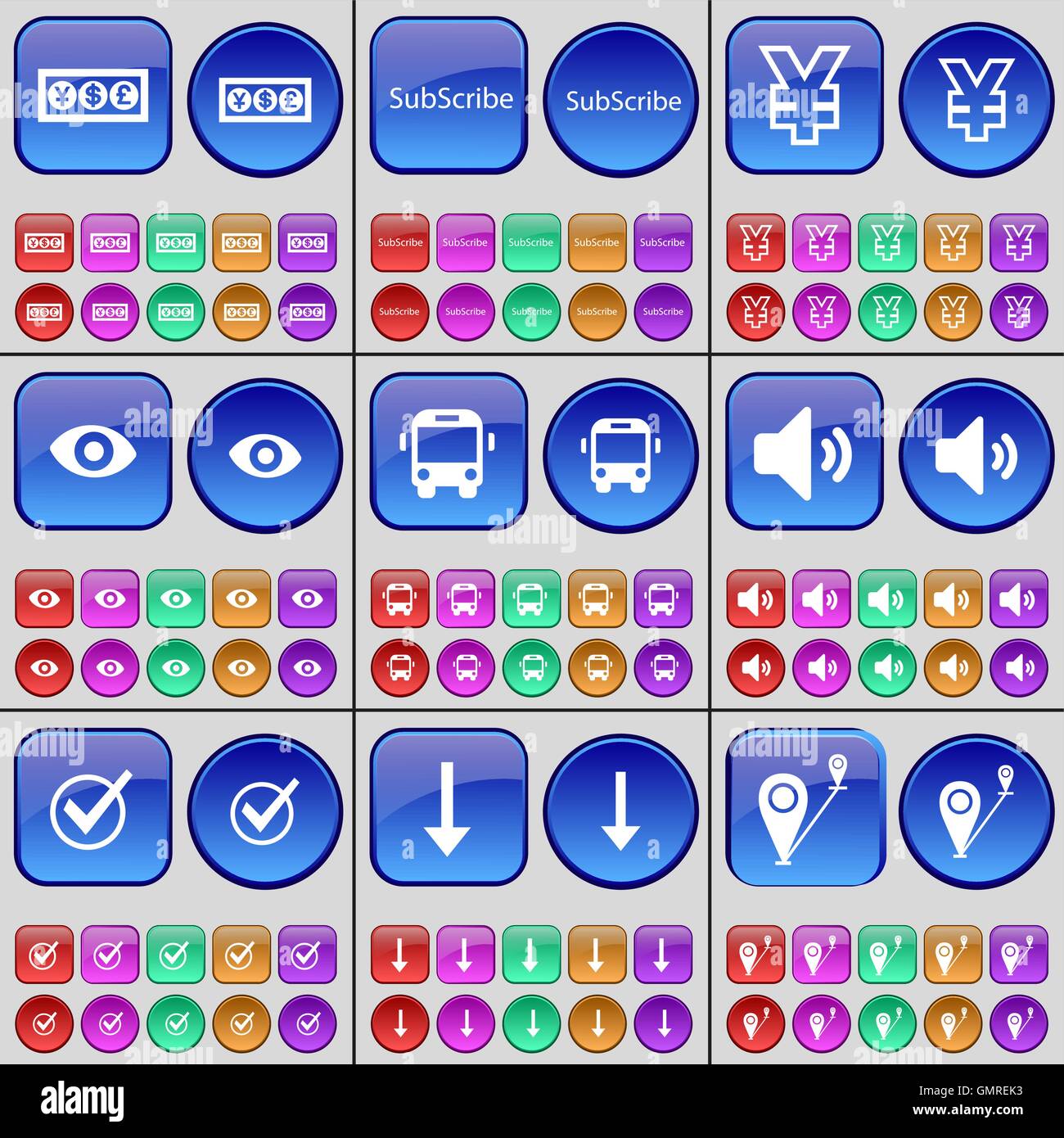 Bus route sign Stock Vector Images - Alamy