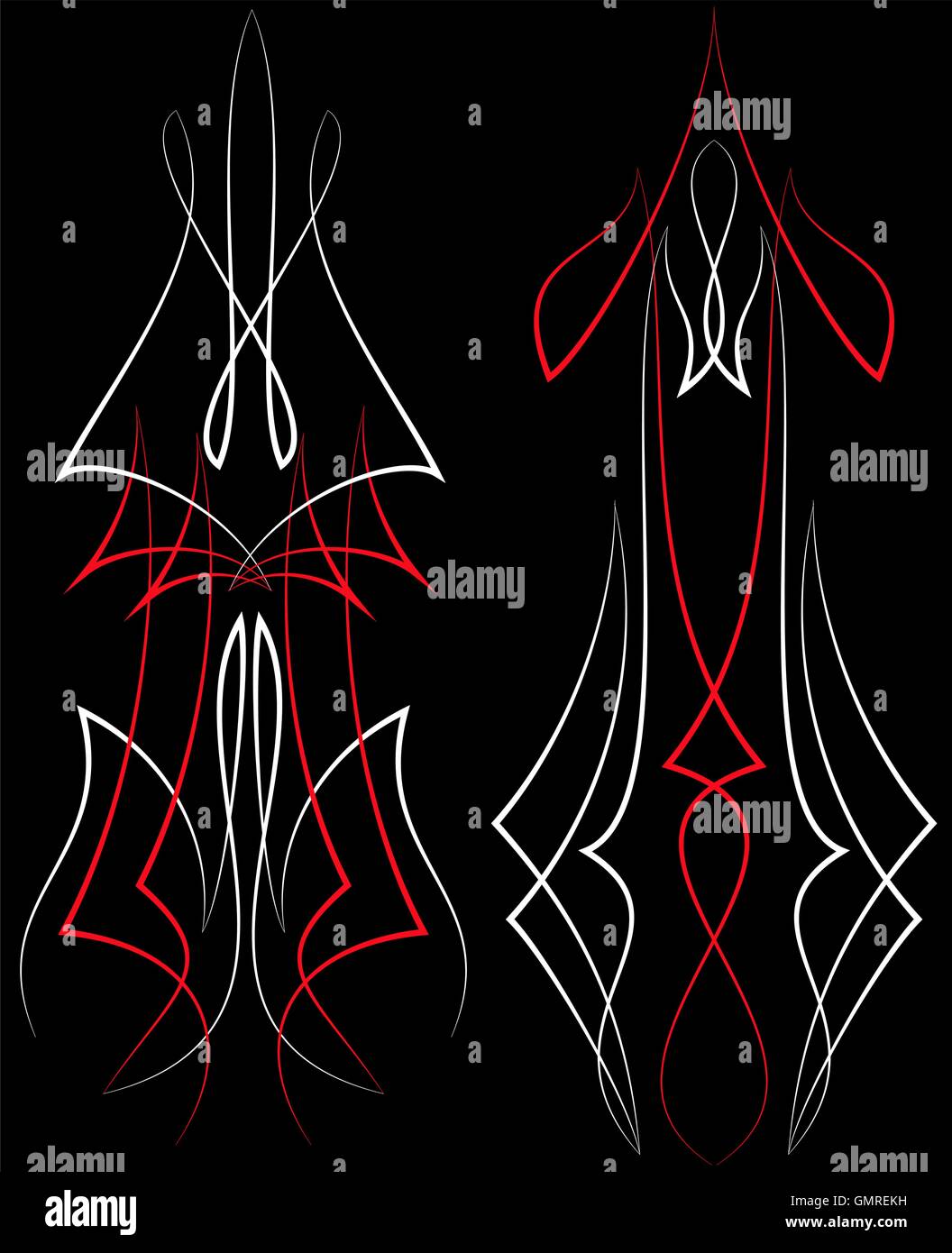 Pinstripe Graphics : Vinyl Ready Stock Vector Image & Art - Alamy