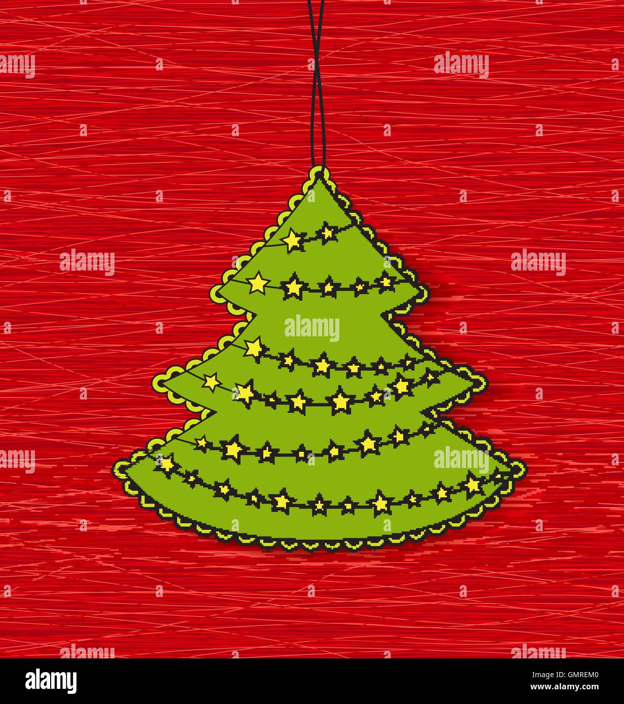 Vector Christmas tree Stock Vector Image & Art - Alamy