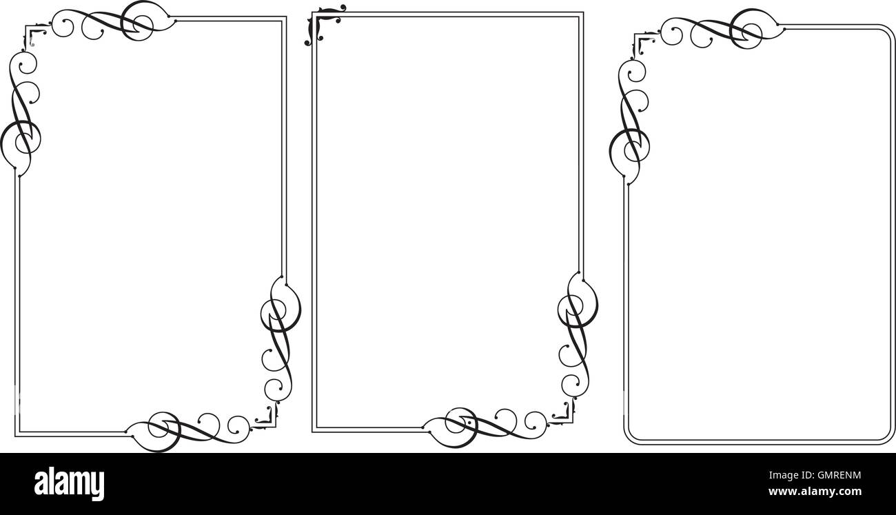 Frame Border Design Stock Vector Image & Art - Alamy