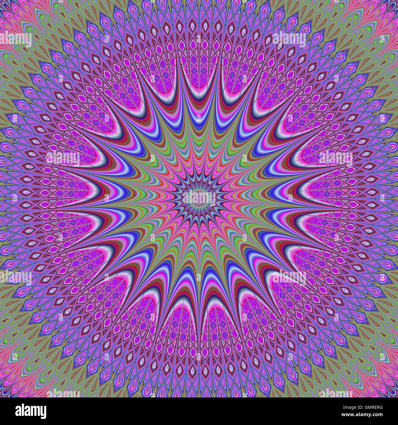 Fractal mandala Stock Vector Images - Alamy