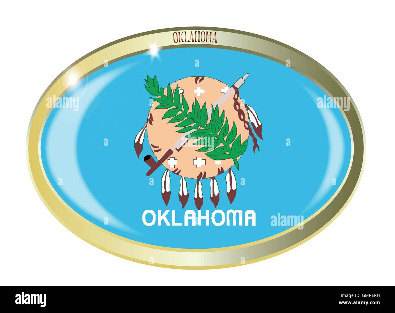 Flag state oklahoma american hi-res stock photography and images - Alamy