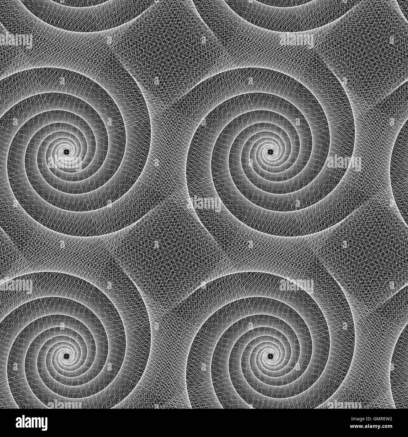 Curly spinning white abstract Stock Vector Images - Alamy